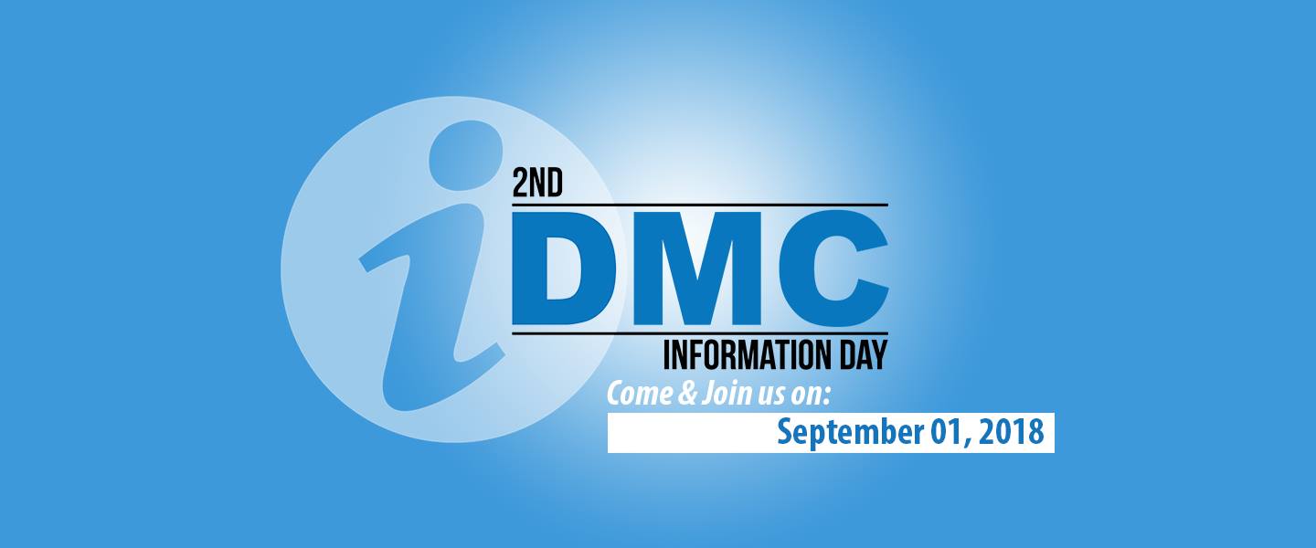 2nd DMC Information Day 2018 coming this Sep 01